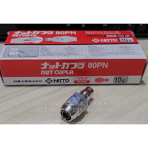 Jual COUPLER NITTO 80PN NUT CUPLA FOR URETHANE HOSE CONNECTION - Kota ...