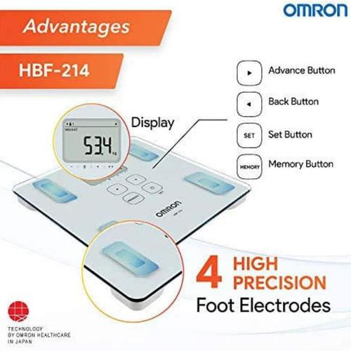 Jual OMRON Karada Scan HBF-214 / Timbangan Badan Digital Body Fat ...