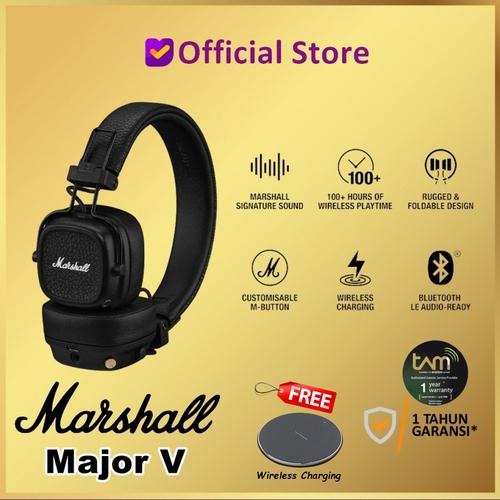 Promo Marshall Major V Wireless Bluetooth Headphone Headset Major 5 ...