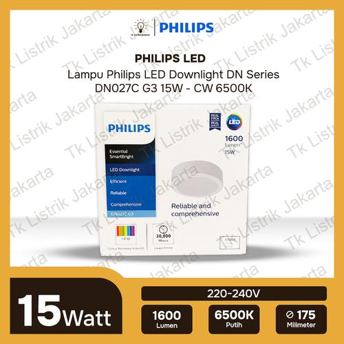 Promo PHILIPS Downlight DN027C G3 LED15 D200 15W Surface Mounted ...