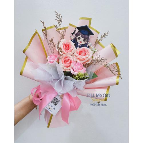 Jual JT - Graduation Flower Bouquet Artificial / Buket Wisuda / Kado ...