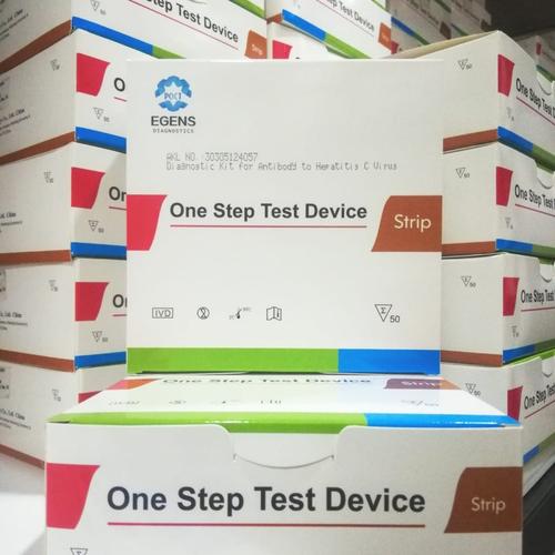 Jual Test HCV Strip Egens isi 50 / EGENS Test HCV Cassette isi 25 test ...