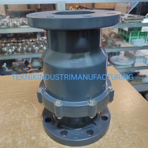 Jual Swing Check Valve PVC 3" inch Flange jis 10k DN80 - Jakarta Barat ...
