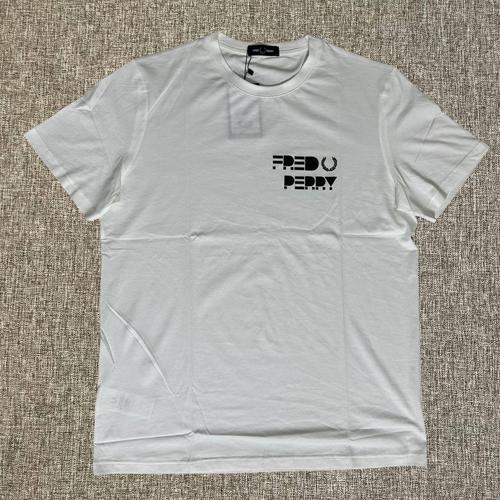 Promo Fred Perry Chest Logo Font Tee White Original / Fred Perry T ...