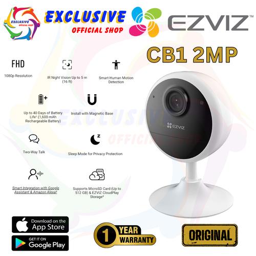 Jual EZVIZ CB1 2MP Smart Home Camera CCTV Indoor Type C Audio Smart ...