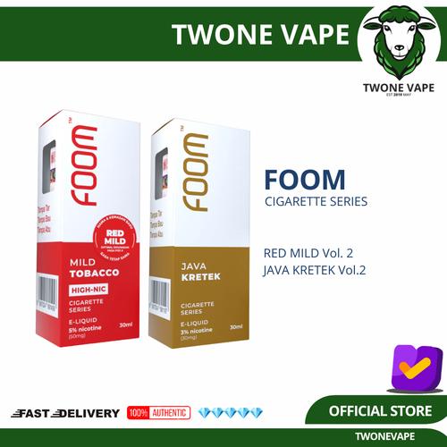 Jual Liquid Foom Cigarette Series | Foom Red Mild | Ice Blast | Java ...