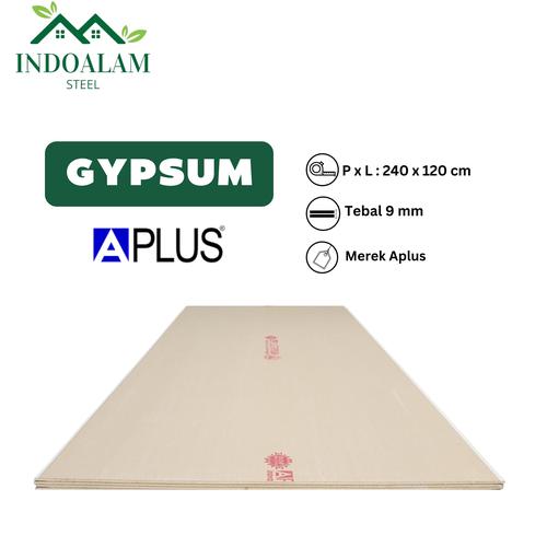 Jual GYPSUM APLUS 9MM - 12 MM - Kota Depok - Indo alam steel | Tokopedia