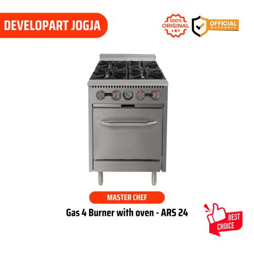 Jual Masterchef Gas Stove 4 Burner with Oven Burner ARS 24/ Kompor 4 ...