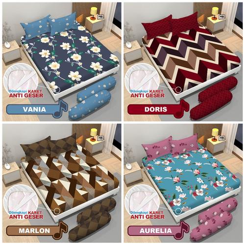 Promo Viona By Bonita Sprei Fitted QUEEN Size Uk.160x200cm Tinggi 25 ...