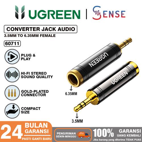Jual UGREEN Converter Audio Jack 6.5mm Female To 3.5mm Male Adapter 60711 - Jakarta Pusat ...