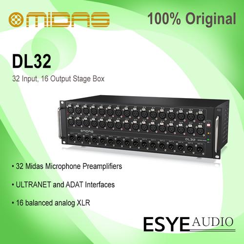 Promo Midas DL32 32 Input, 16 Output Stage Box Cicil 0% 3x - Jakarta ...