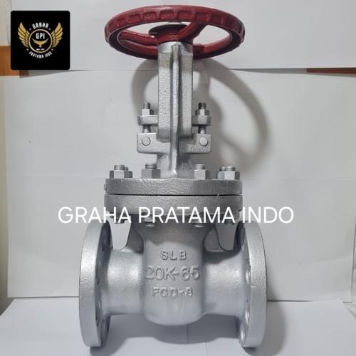Jual GATE VALVE KITZ 3" INCH FCD-S DN80 JIS 20K SLB FLANGE STEAM AS ...