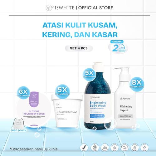 Promo ISWHITE Bodycare Brightening Glowing Day Complete Set - Kota ...