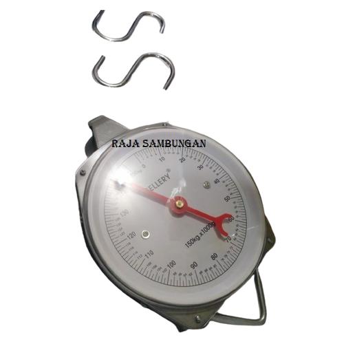Jual Timbangan Gantung Kapasitas 150 kg Hanging Scale Analog Angka ...