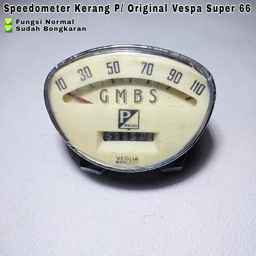 Jual Speedometer speedo Spido P/ Kerang Original Vespa Super 66 Fungsi ...