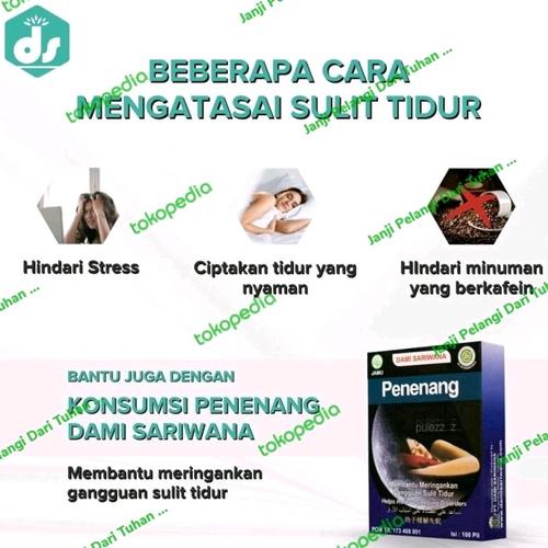 Jual Penenang 100 Pil Obat Herbal Insomnia Gangguan Sulit Tidur Anxiety ...
