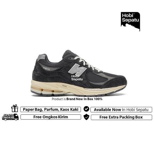 Promo New Balance 2002R 'Black Dark Grey' Brand New In Box - 42 - Kota ...