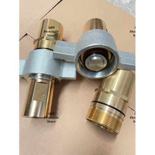 Jual Coupler Hidrolik Butterfly Kuningan / Brass Quick Coupling ...