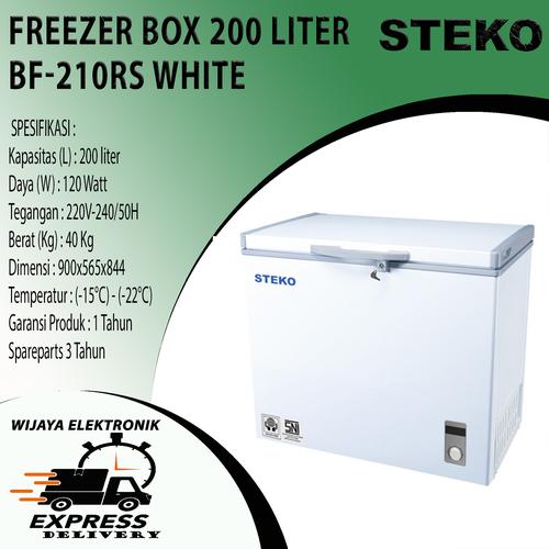 Promo Freezer box 200 liter Steko BF 210 / Peti pembeku BF-210 Putih ...