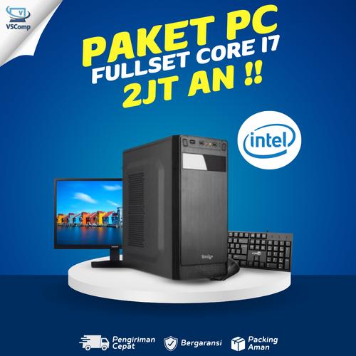 Jual PC Komputer Fullset Intel Core i7 8GB SSD + Keyboard Mouse ...