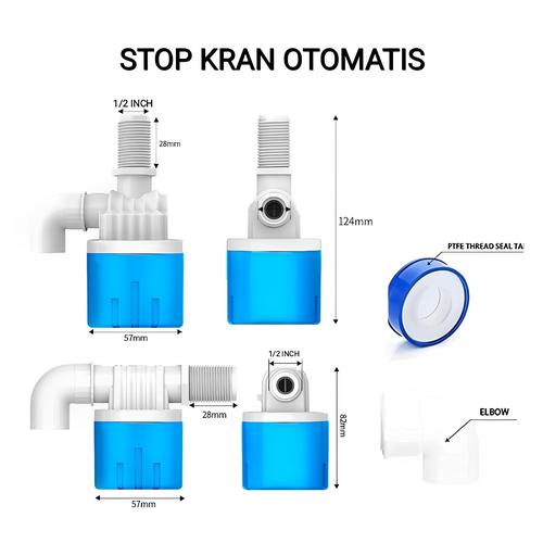 Jual Kran Otomatis Pelampung Sensor Keran Bak Mandi Tandon Toren Air ...