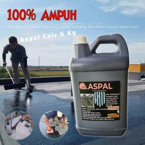 Promo Aspal cair 5kg waterproofing bitumen pelapis anti rembes bocor ...