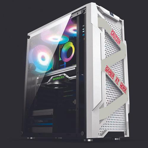 Jual Casing PC Gaming / Komputer Gaming AULA FZ014 include 3 fans RGB ...