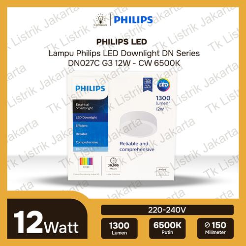 Promo Lampu Downlight LED Plafon Philips DN027C G3 12W 7 inch - CW ...
