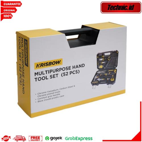 Jual Tool Kit Set Tool Box Krisbow Set 52 Pcs SetPerkakas Mekanik Kunci ...