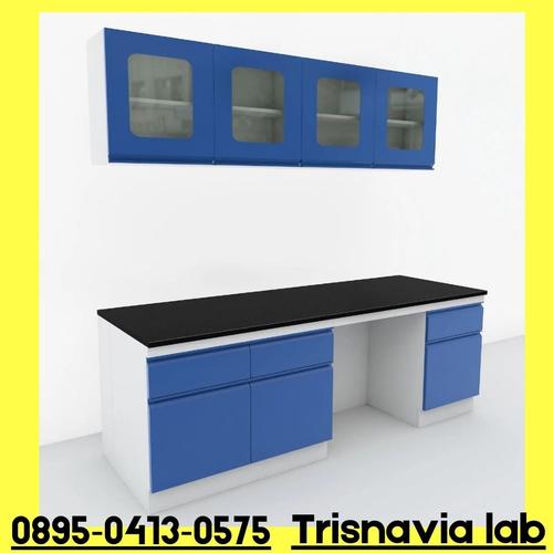 Jual Meja Laboratorium Gsn 002 + Laci Dinding / Meja Laboratorium ...