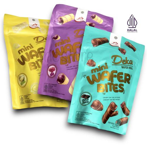 Promo Deka Wafer Mini Bites 72 gram Choco Ube Durian - Durian - Kota ...