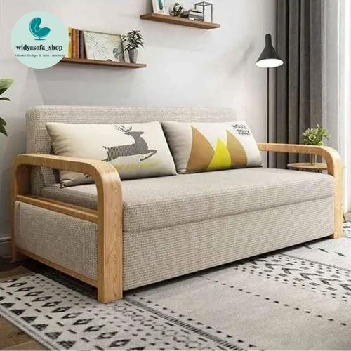 Jual Sofabed Kayu Jati Minimalis Modern - Sofa Tidur Super Premium ...