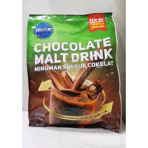 Jual PROLAC SUSU COKLAT 1 KG/CHOCOLATE MALT DRINK/CHOCO MILK POWDER ...