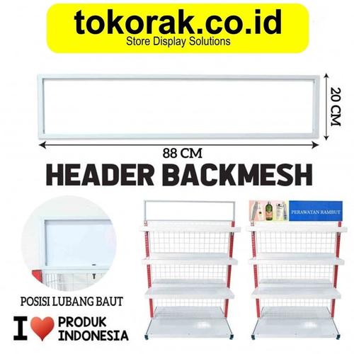 Jual HEADER RAK SUPERMARKET - RAK MINIMARKET - HEAD BRAND - BINGKAI ...