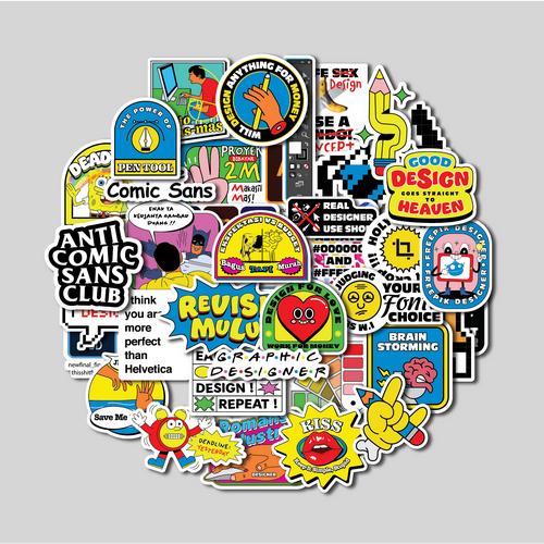 Jual STICKER PACK DESIGNER MEME | STICKER TUMBLER | STIKER LAPTOP KOPER ...
