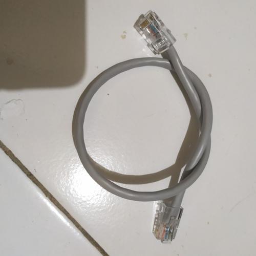 Promo Cable Kabel LAN 50cm Cat5 Cat5e Terpasang Kepala RJ45 Siap Pakai CM - Strght RJ45 Bel ...