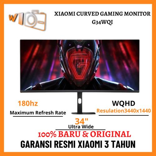 Jual Xiaomi Curved Gaming Monitor 34 in - Monitor G34WQI GARANSI RESMI ...