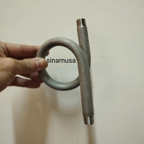 Jual Siphon Stainless Tipe O Drat 3/8 " inchi - Syphon O Pressure Gauge ...