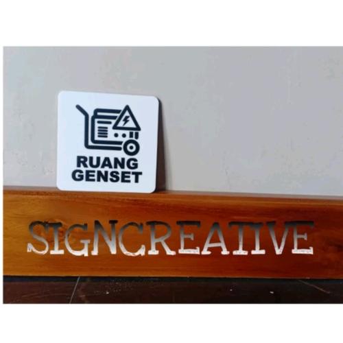 Jual Sign tanda label ruang genset - Kab. Bandung Barat - berkah ...