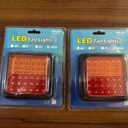 Jual Lampu Tail Light LED KW-203 Red & AMber 12/24 vdc - Kota ...