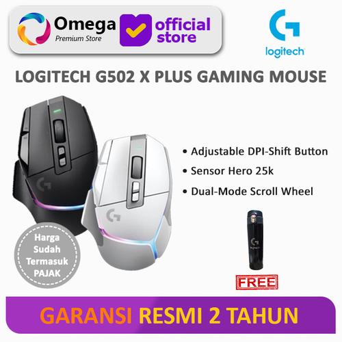 Promo Logitech G502 X Plus Wireless Gaming Mouse RGB - Putih Cicil 0% ...