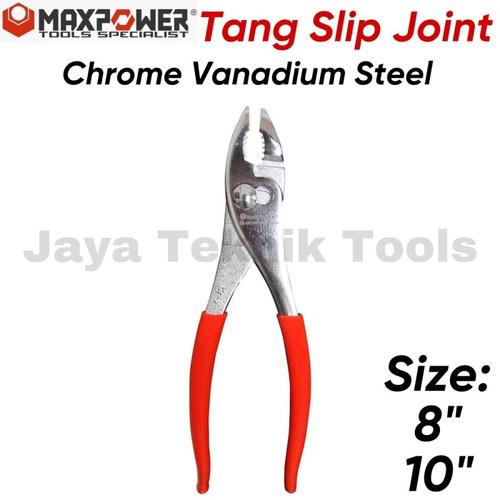Jual Tang Slip Joint Maxpower Plier Besi CRV Bending Crimping Potong ...