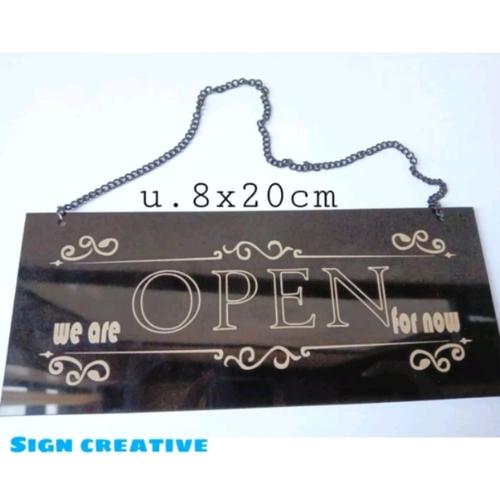 Jual Sign akrilik pop up sign tanda gantung | Open/Close - Kab. Bandung ...
