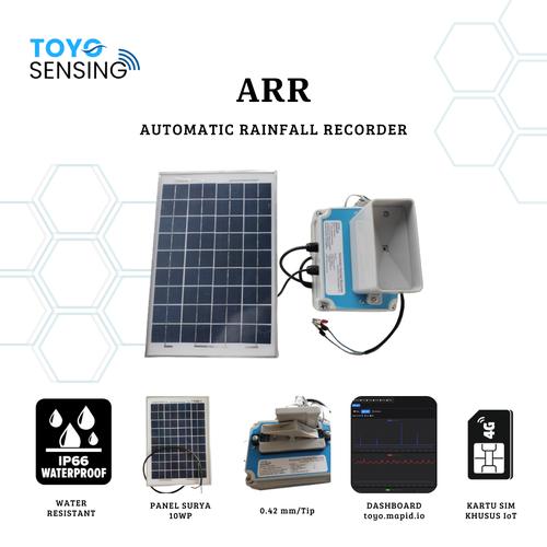 Jual ARR - AUTOMATIC RAINFALL RECORDER (CURAH HUJAN) - PANEL SURYA 10 ...