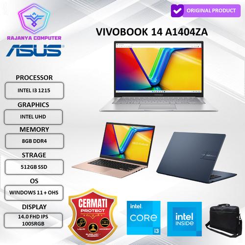 Promo Asus Vivobook 14 A1404ZA i3 1215 8GB 512GB 14.0 FHD IPS 100sRGB ...