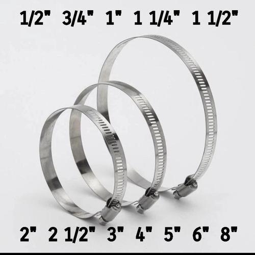 Jual Klem selang klem pipa bulat klem cincin 1/2 3/4 1 11/4 11/2 1.5 1 ...