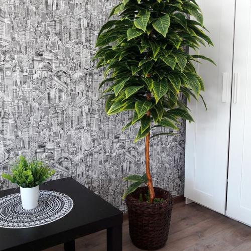 Jual bunga besar jumbo artificial 2 meter hiasan sudut ruangan - 150 cm ...