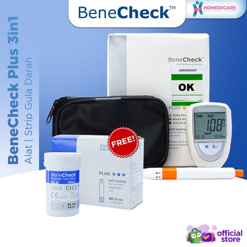 Jual Paket Benecheck Plus 3in1 dan Strip Glukosa - Kab. Bogor ...