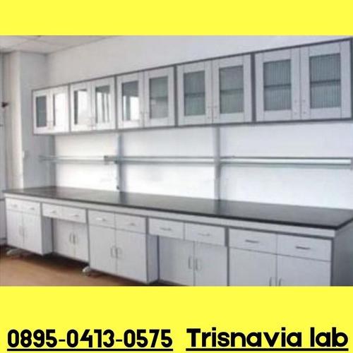 Jual Lemari Laboratorium Wall Bench with Hanging Cabinet Meja Lab - Kab. Bogor - Trisnavia Lab ...