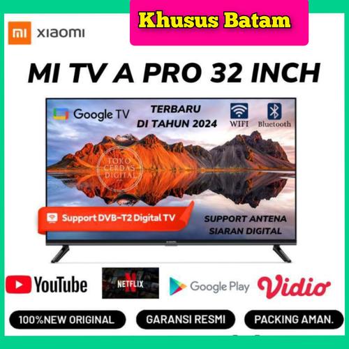 Jual xiaomi mi tv A pro 32"inch google tv android led garansi resmi ...